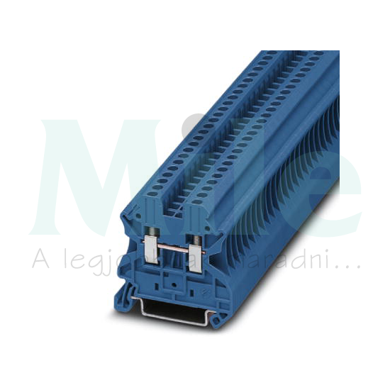 Átmenő sorkapocs TS35 1-szintes 24A 0.14-2.5mm2 kék csavaros csavaros ...