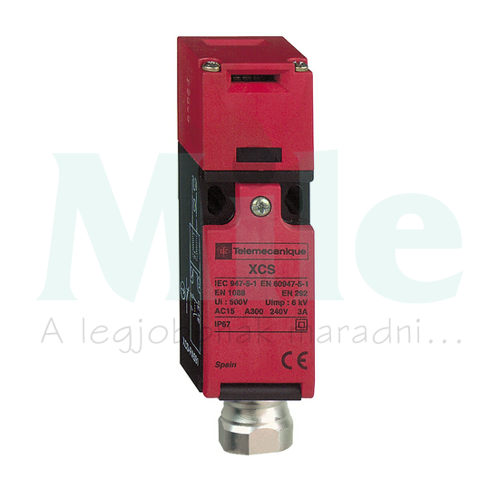 Biztonsági végálláskapcsoló kulcs nélkül 1-ny 1-z 3A/AC15/230V műanyag ...