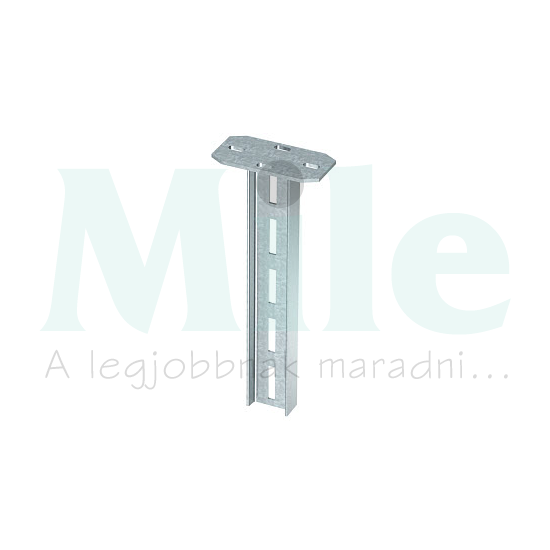 Függesztett I-oszlop fejlemezzel I-profil 80mmx 42mmx 900mm acél IS 8 K ...