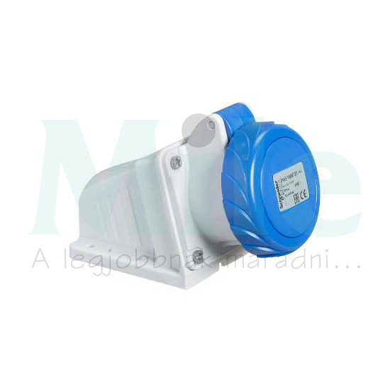 Ipari dugalj falra szerelhető 2P+E 16A 200-250V(50+60Hz) kék IP67 ...