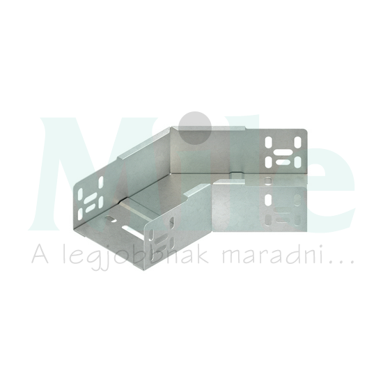 Kábeltálca 45° idom 200mm x 85mm-mag. 45° szalaghorganyzott acél RBA ...