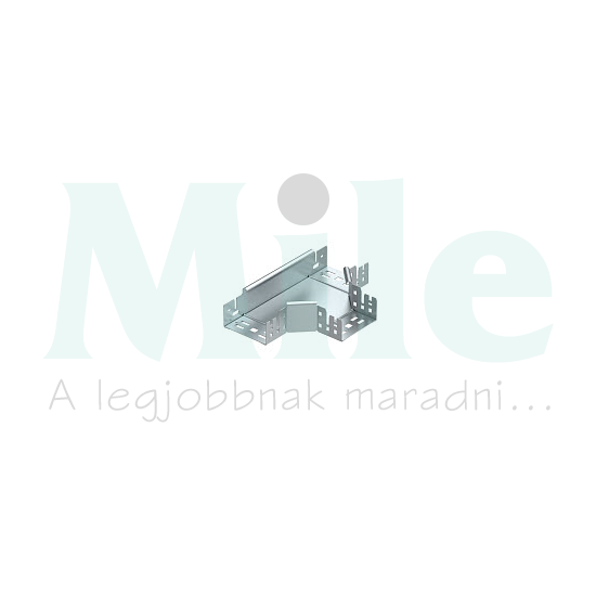 Kábeltálca T-idom vízszintes 60mm 100mm x szalaghorganyzott acél RTM ...