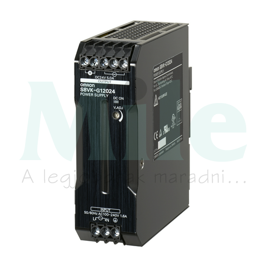 Kapcsolóüzemű DC tápegység 100-240VAC-be 90-350VDC-be 24VDC-ki 5A-ki ...