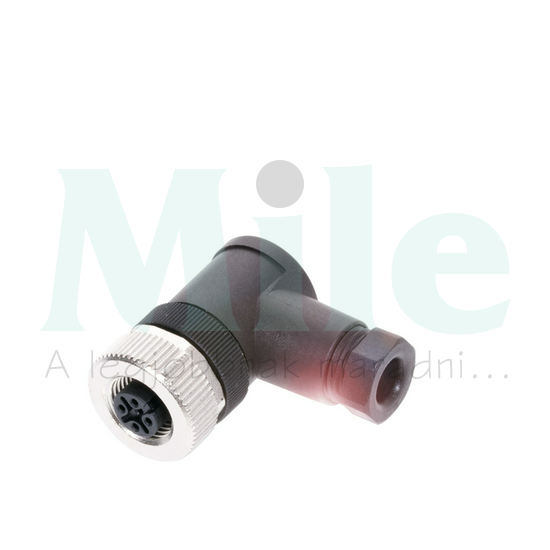 Köralakú ipari csatlakozó anya lengő 5-pólusú hüvely 4A 125V M445-0000 ...