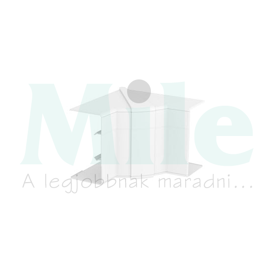 Parapetcsatorna belső sarok GK 53x100-hoz fedél 83-97° fényesfehér GK ...