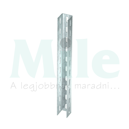 Profilsín perforált 3m U-profil merítetten horganyzott acél US 5 300 FT ...