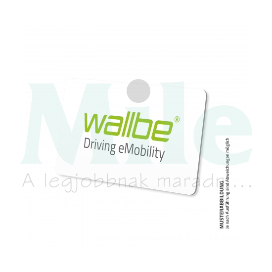 RFID (proximity) kártya autótöltőhöz műanyag wallbe RFID - E-mile