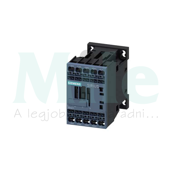 Segédkontaktor (s.kapcsoló) 3A/400V 3-z 1-ny 3RH SIEMENS 3RH2131-2KB40 ...