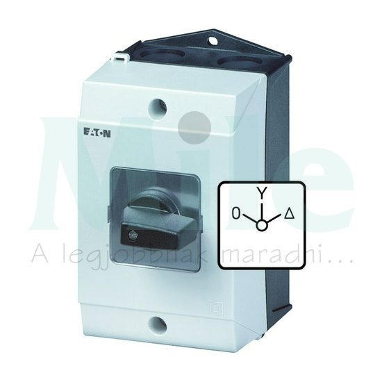 Terhelés csillag-delta kapcsoló 3-pólus 32A 18.5kW/AC-3/400V ráépíthető ...