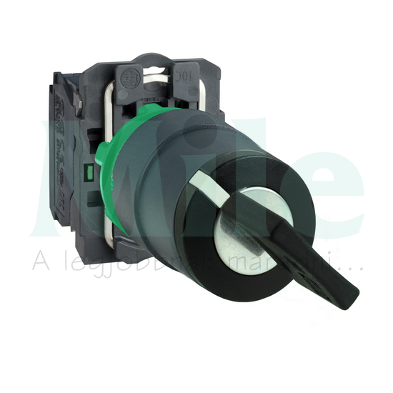 Választókapcsoló komplett műa. d22 2-állású 1-z kulcsos fekete ...