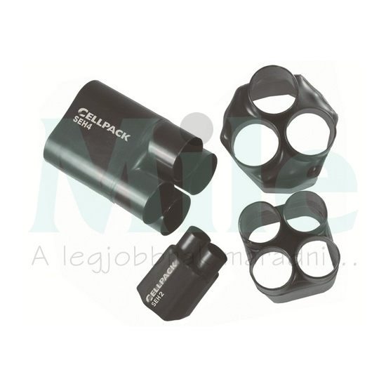 Zsugor végelzáró gyantás 5-eres kábelhez 4-70mm2 SEH5 Cellpack 222242 ...